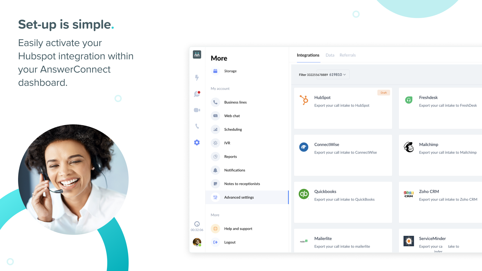 AnswerConnect HubSpot-integratie | Koppel ze vandaag nog